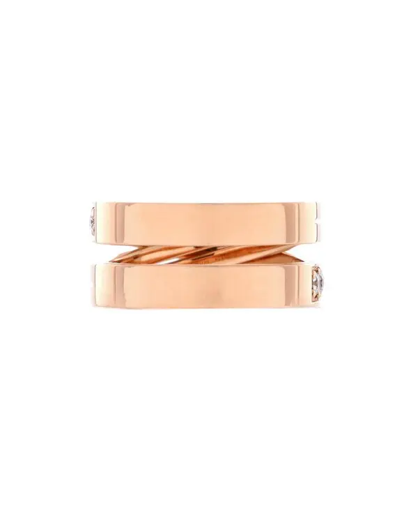 CARTIER Etincelle De Crossover Ring 18k Rose Gold Diamonds