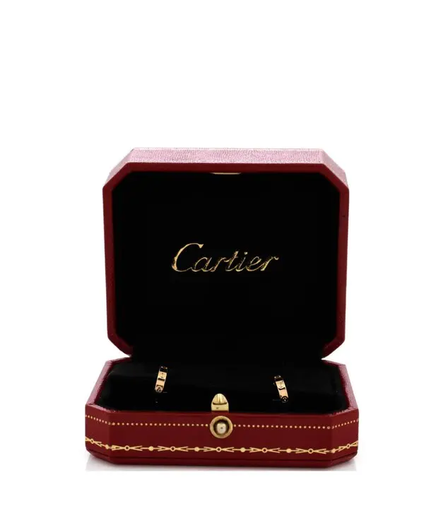 CARTIER Small Love Hoop Earrings 18k