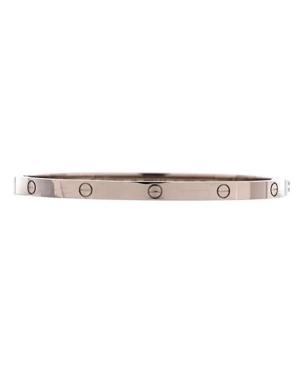 CARTIER Small Love Bracelet 18k Gold - White
