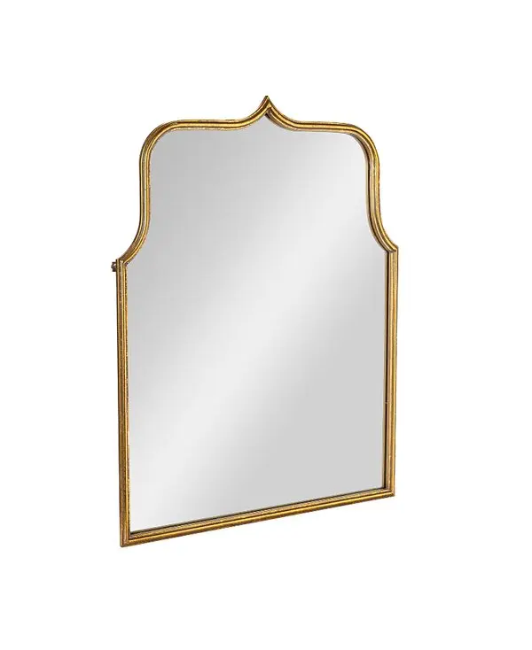 OLIVE GROVE Arched Metal Framed Wall Mirror - Gold