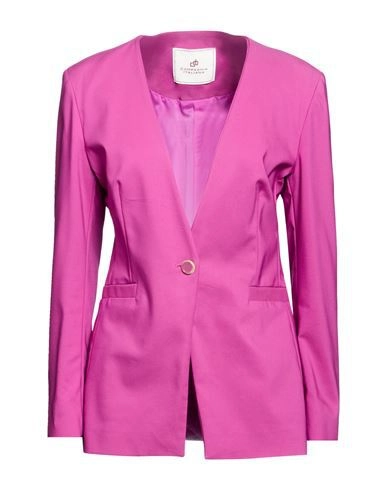 COMPAGNIA ITALIANA Blazer Size Cotton, Polyester, Rubber - Mauve