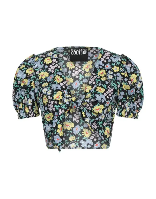 Versace Floral Print Cotton Top