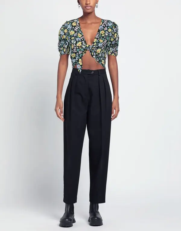 Versace Floral Print Cotton Top