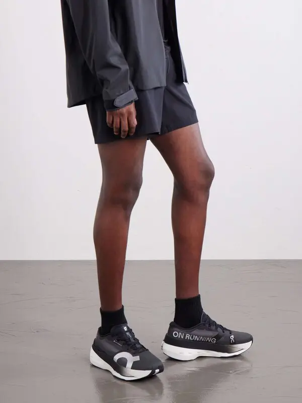 On Cloudboom Max Rubber-trimmed Mesh Sneakers