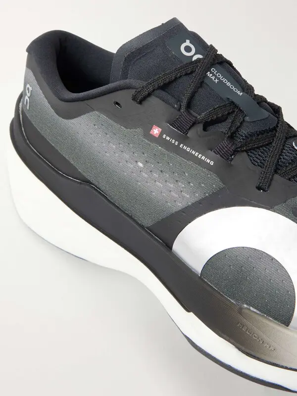 On Cloudboom Max Rubber-trimmed Mesh Sneakers