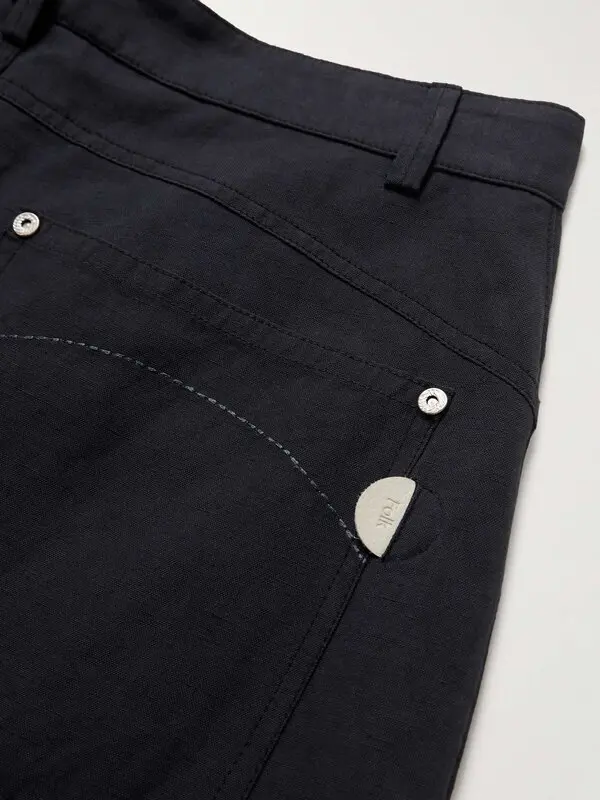 Folk Barrel-leg Jeans