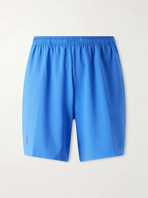 On Straight-leg 7" Shell Shorts - Blue