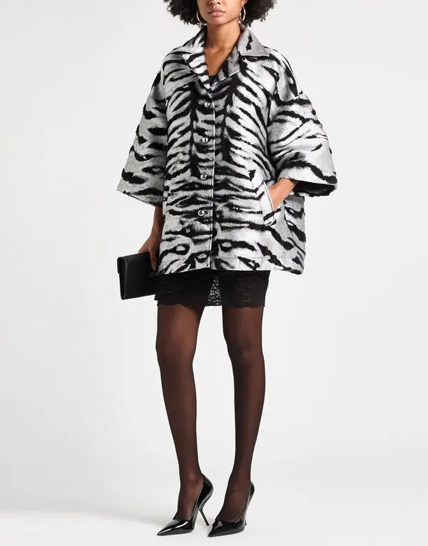 Dolce & Gabbana Single-breasted Zebra-print Coat