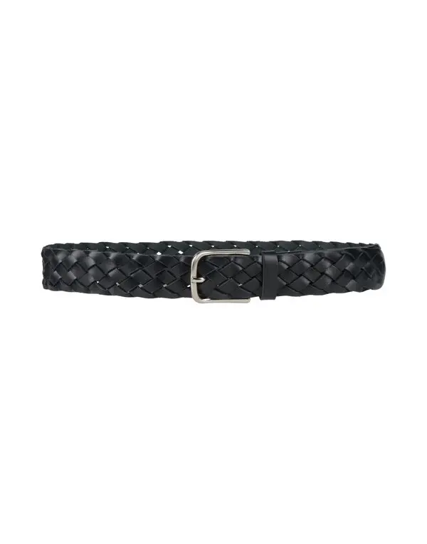 LIU •JO MAN Midnight Leather Belt