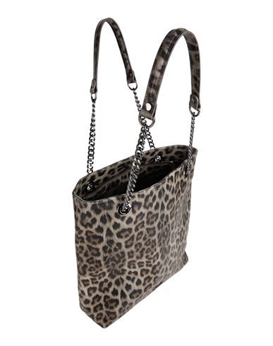 MARC ELLIS Leopard Print Leather Tote Bag