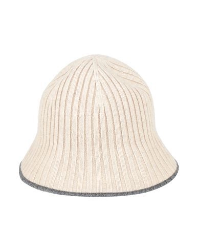 Brunello Cucinelli Hat Size Polyamide, Virgin Wool, Cashmere, Silk, Brass - Beige