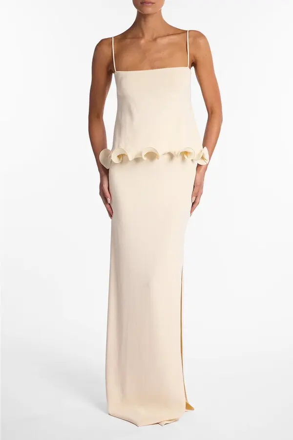 SAME Ruffle Hem Tank Top