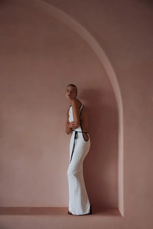 SAME Tie Maxi Dress