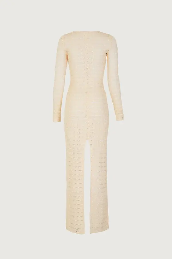 SAME Rosette Crochet Dress