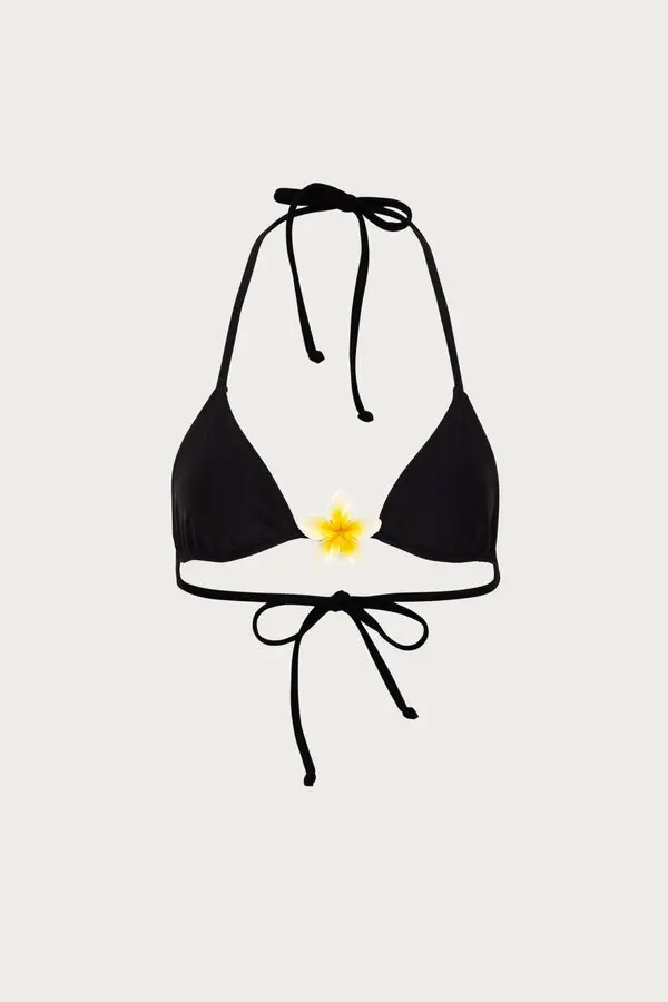 SAME LOS ANGELES Island Triangle Top - Black