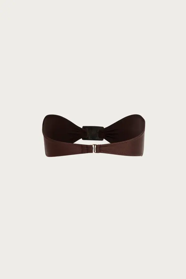 SAME LOS ANGELES Hammer Bandeau Top