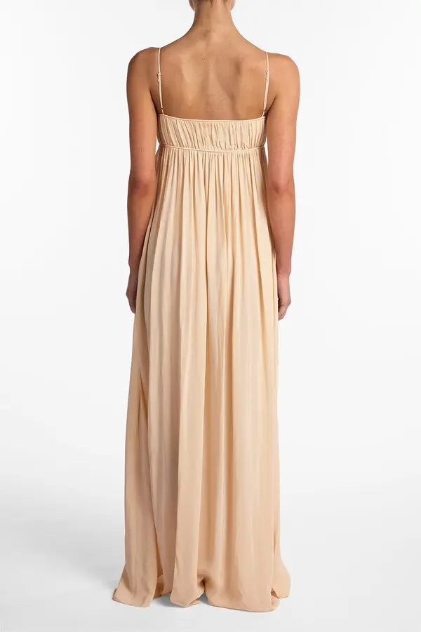 SAME Ruched Chiffon Dress