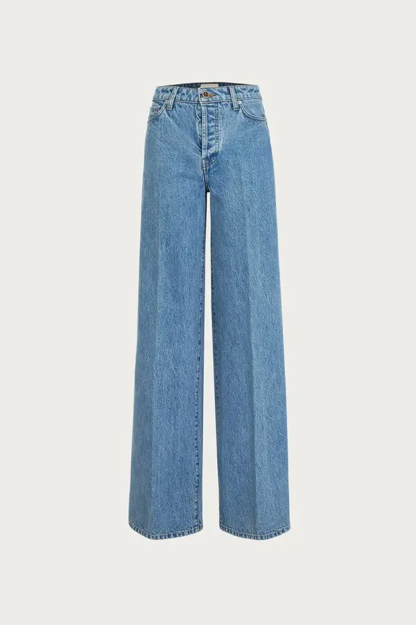 SAME DENIM The Wide Leg Jean - Classic Blue
