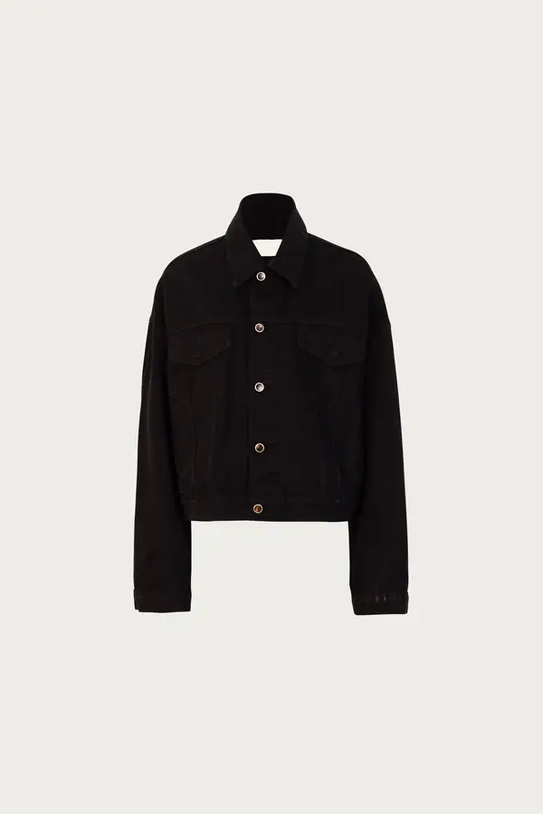 SAME DENIM The Perfect Denim Jacket - Black
