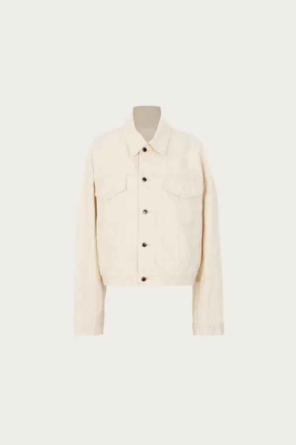 SAME DENIM The Perfect Denim Jacket - Off White