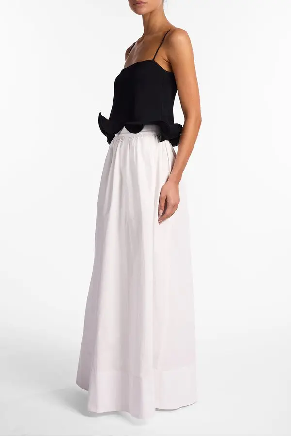 SAME Poplin Maxi Skirt
