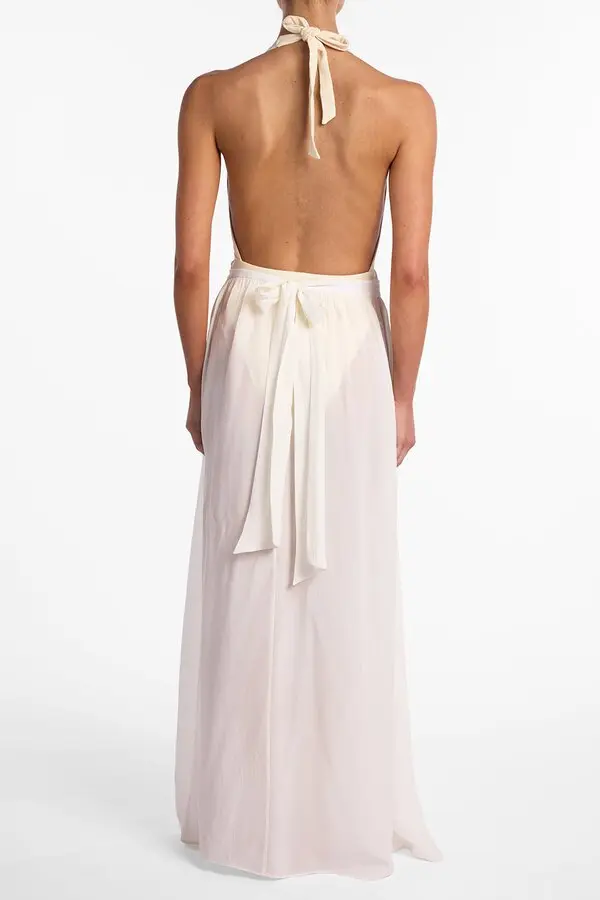 SAME Chiffon Maxi Skirt