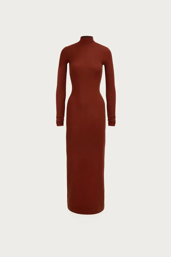 SAME Shimmer Mockneck Dress