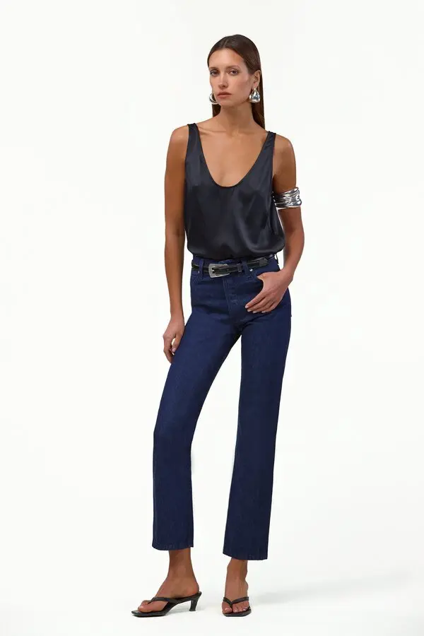 SAME DENIM The Straight Ankle Jean