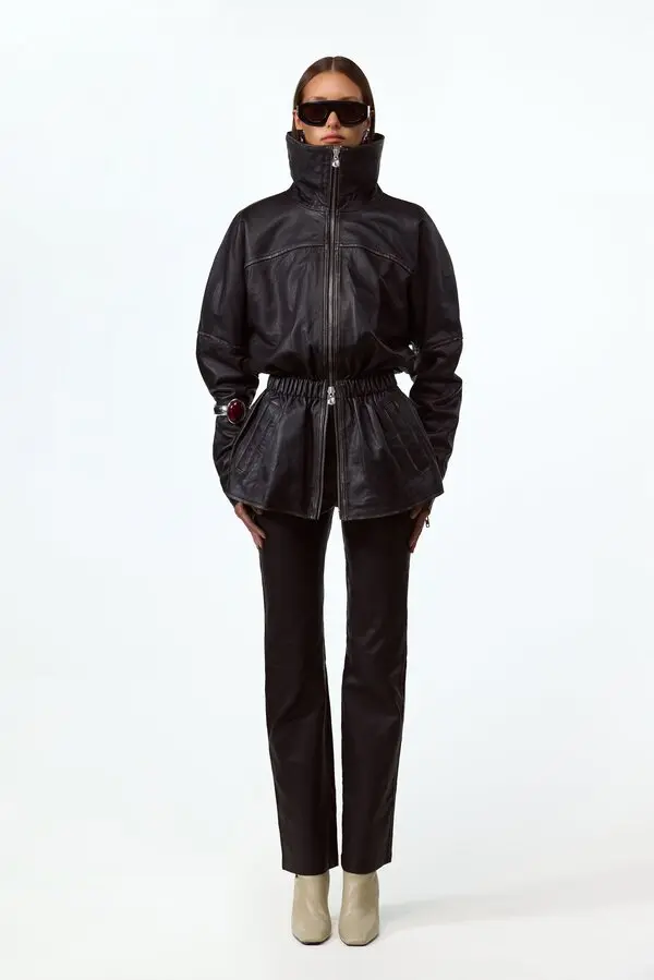 SAME The Leather Parka