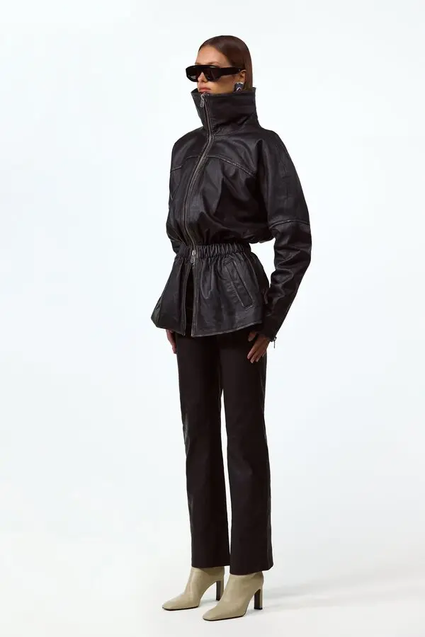 SAME The Leather Parka