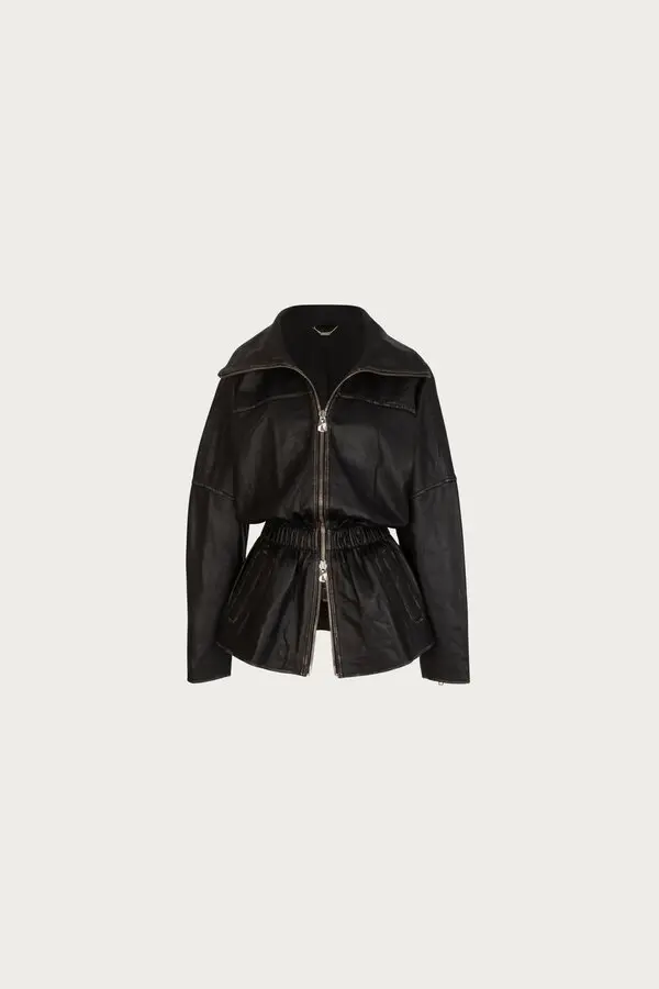 SAME The Leather Parka