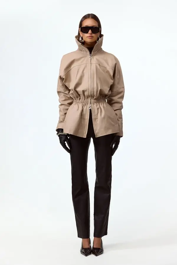 SAME The Leather Parka