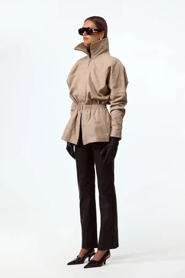 SAME The Leather Parka