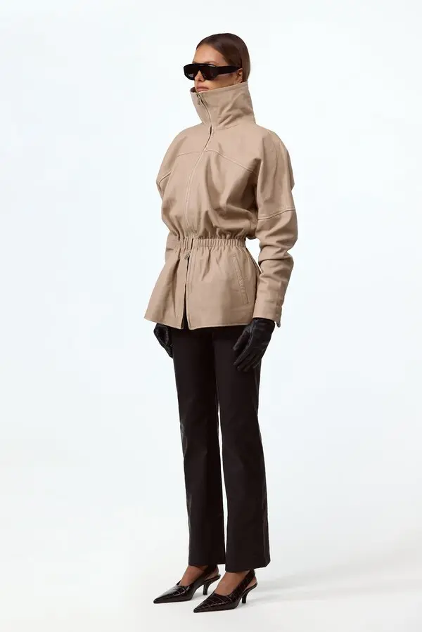 SAME The Leather Parka