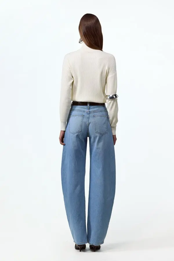 SAME Relaxed Ribbed Turtleneck