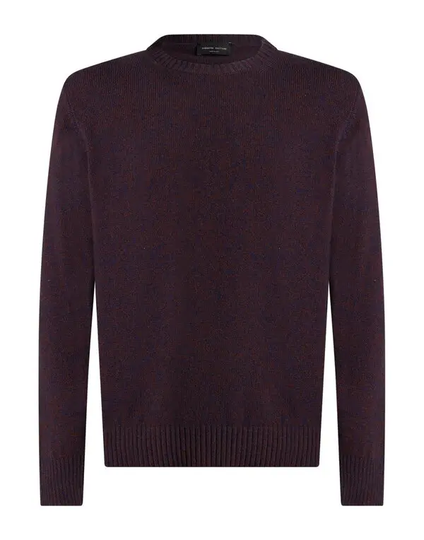 ROBERTO COLLINA Merino Wool And Cashmere Blend Crewneck Sweater