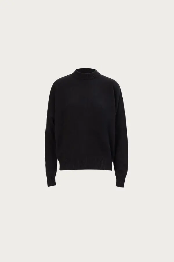 SAME Lightweight Wool Sweater - Black