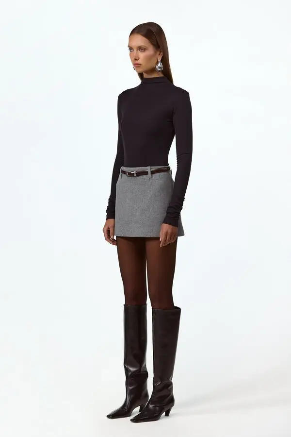 SAME Wool Mini Skirt