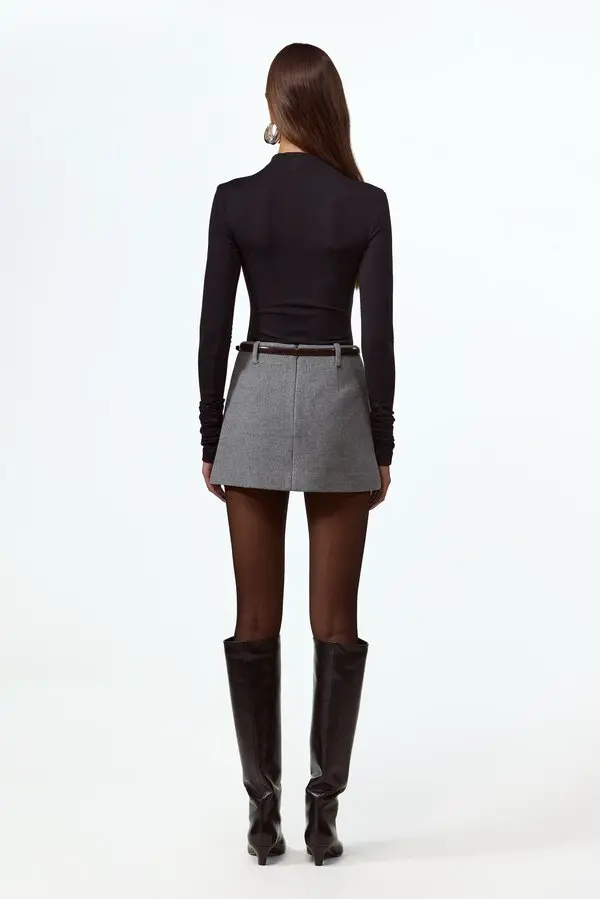 SAME Wool Mini Skirt
