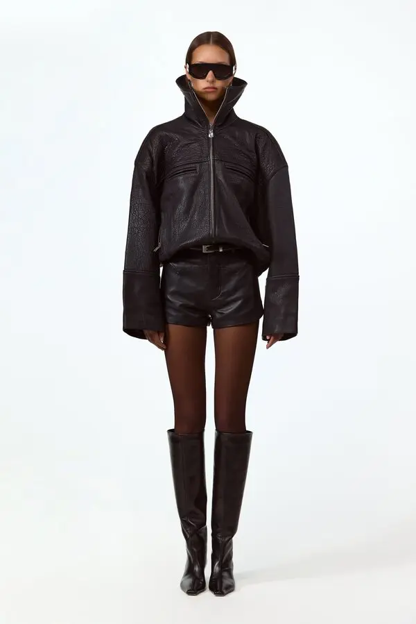 SAME The Leather Bomber Jacket