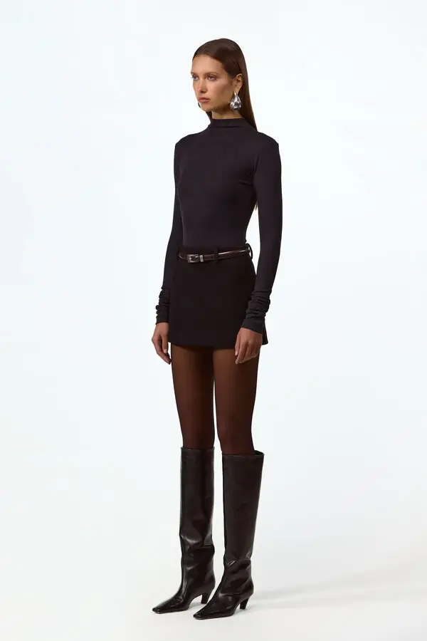 SAME Wool Mini Skirt