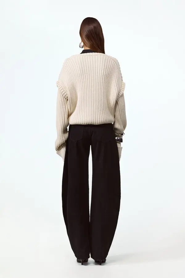 SAME Oversized V Neck Sweater