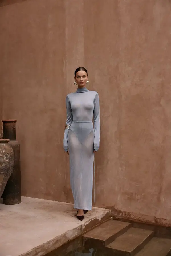 SAME Open Back Knit Bodysuit