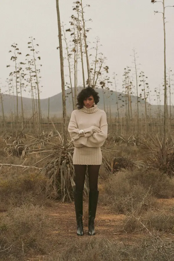 SAME Knit Sweater Dress