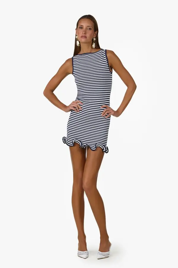NEW RELEASE Ruffle Hem Tank Mini Dress