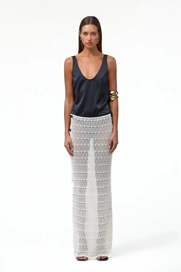 SAME Keyhole Maxi Skirt