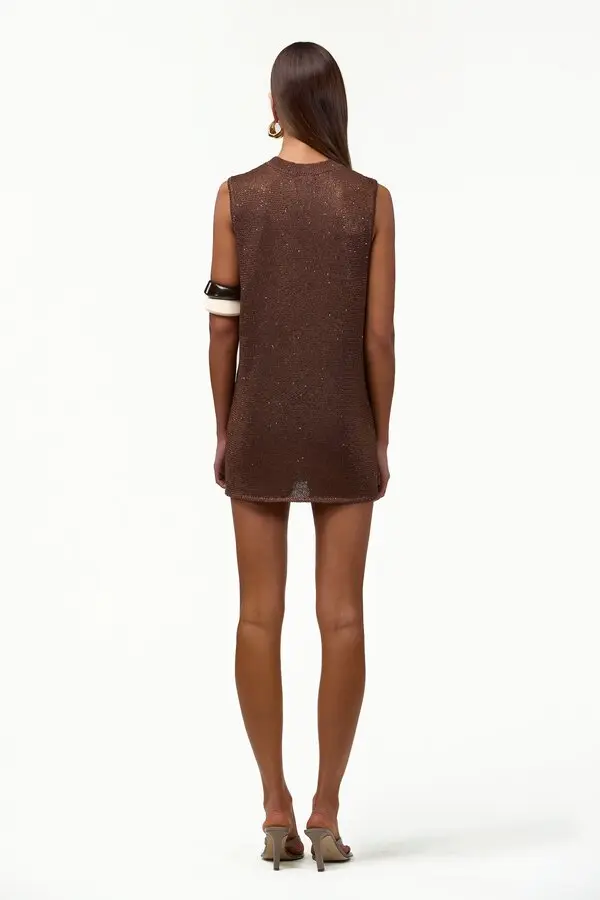 SAME Sleeveless Knit Mini Dress