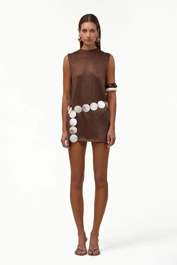 SAME Sleeveless Knit Mini Dress