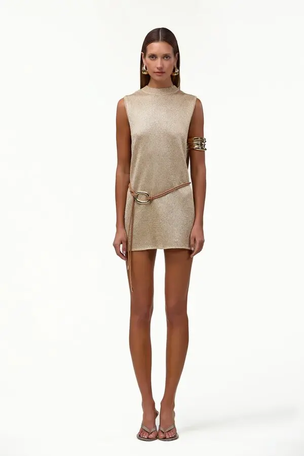 SAME Sleeveless Knit Mini Dress