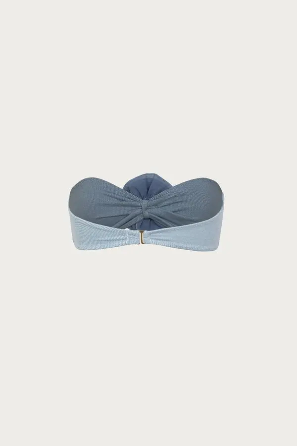 SAME LOS ANGELES Rose Bandeau Top